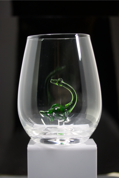 The Green Loch Ness Monster Stemless Wine Glass™ - Featured On Delish ...