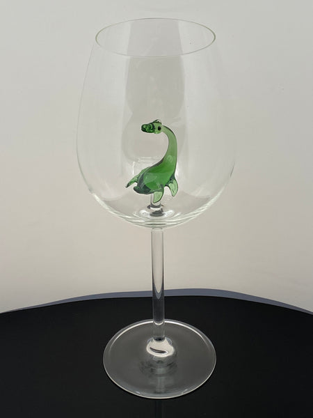 The Green Loch Ness Monster Wine Glass™ - Featured On Delish.com, Hous ...